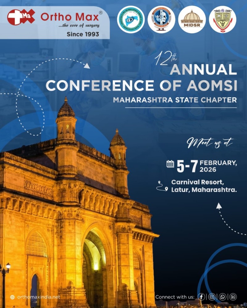 Ortho Max at 12th AOMSI Maharashtra 2026 | CMF Implants & Instruments