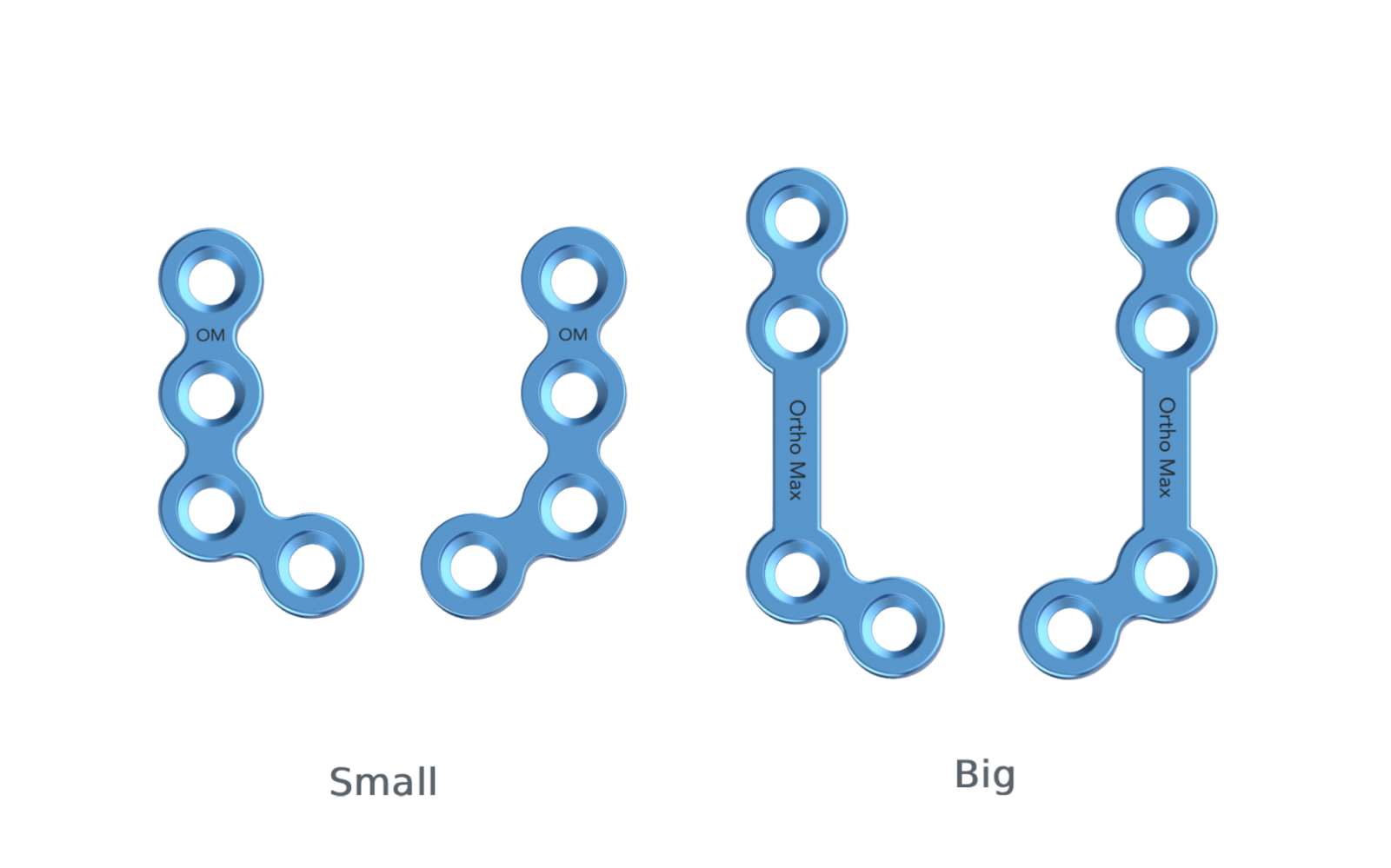 Titanium L Shape Plate 120ᵒ 2mm | Orthomax India CMF Mini Plating System