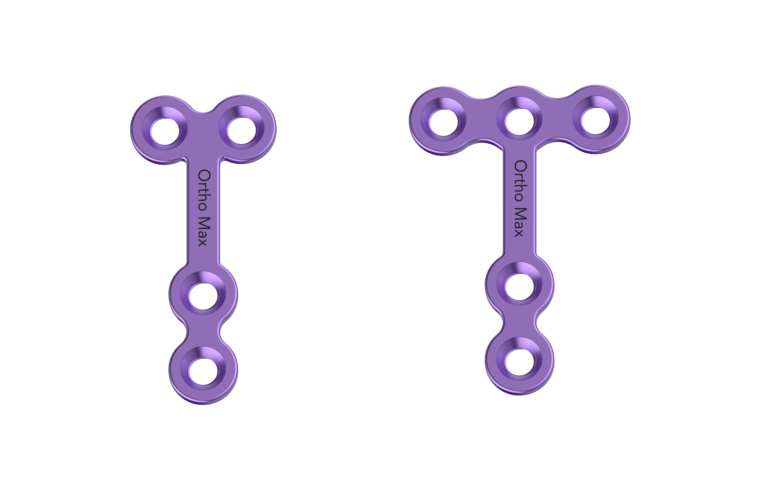 Titanium Ultralock® T Shape Plates - OrthoMax® Mfg Pvt ltd